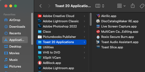 KB Corel: Roxio Toast: Uninstall Procedure - Complete version